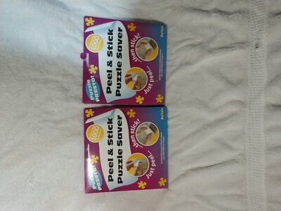Puzzle Presto! Peel and Stick Puzzle Saver No Glue No Mess(Lot Of 2 ...