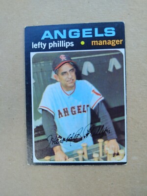 1971 Topps #279 Lefty Phillips - California Angels - Vg Read ...