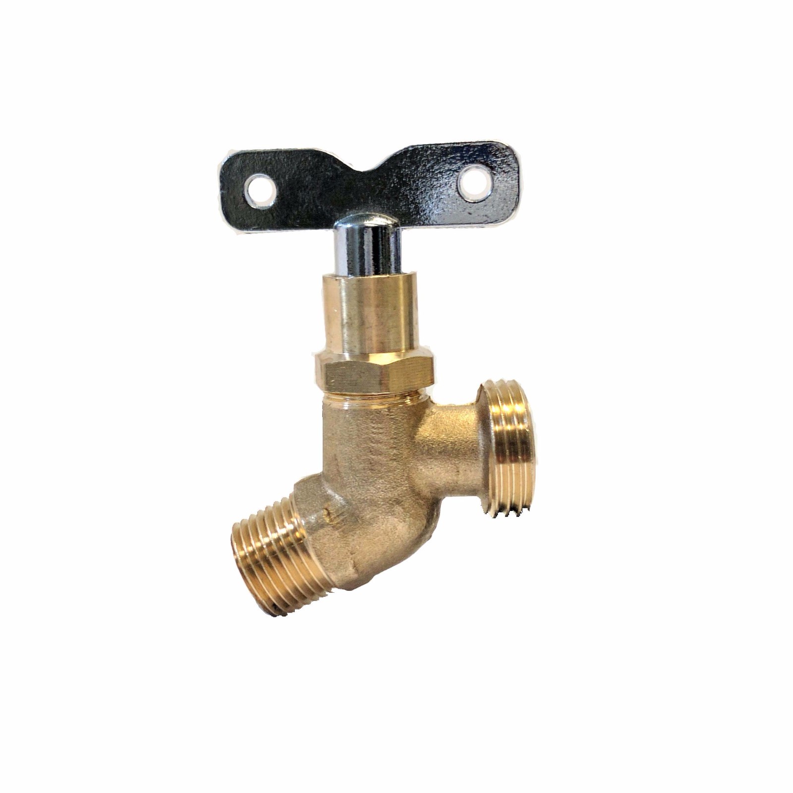 Libra Supply 1/2'', 1/2 inch, 1/2-inch Loose Key Male Hose Bibb, MIP x ...