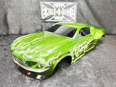 CUSTOM PAINTED RC BODY NO PREP LOSI 22S AE DR10 DRAG SLASH MUSTANG ...