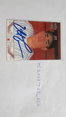 2002 Upper Deck Matt Carson signed baseball card | eBay