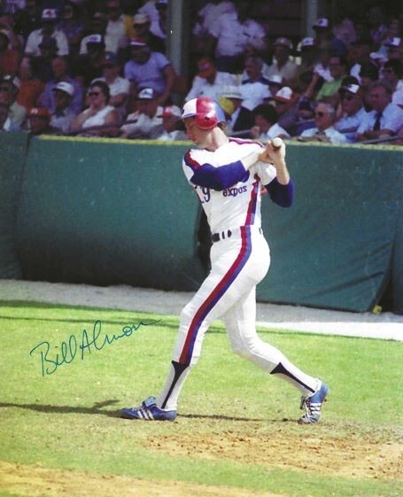 Signed 8x10 BILL ALMON Montreal Expos Autographed photo - COA | eBay