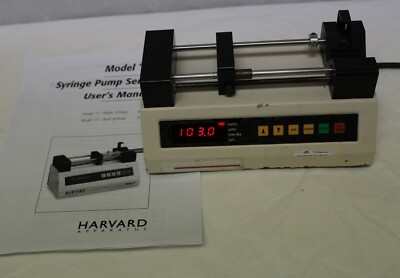 Harvard Apparatus Model 11 Syringe Pump 55-1111 w/ Manual (working) | eBay