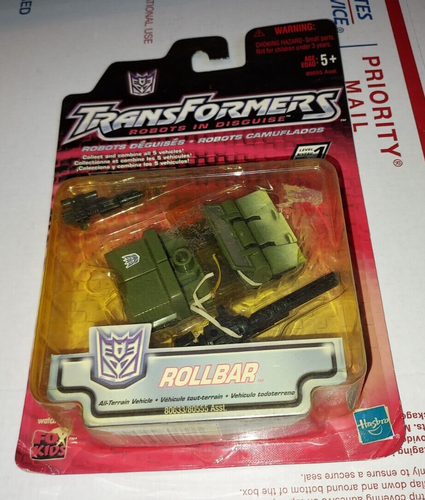 Transformers 2001 Robots in Disguise ROLLBAR Habro (Ruination Set) MIP ...