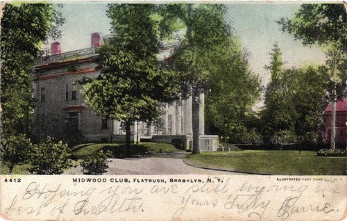 Midwood Club Building Flatbush Brooklyn New York NY C1901 Vintage ...