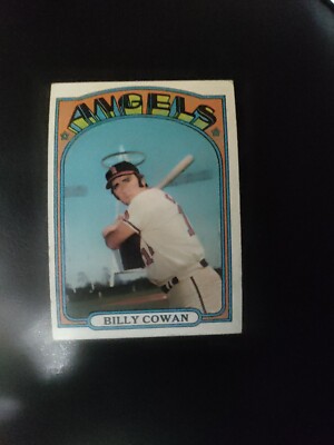 1972 Topps * baseball #19 Billy Cowan California Angels card vg free ...