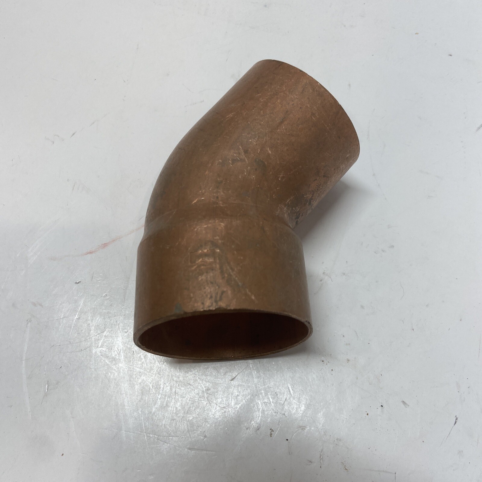 2 1/2 INCH COPPER CXC Copper Street 45 SWEAT ELBOW PIPE FITTING ...