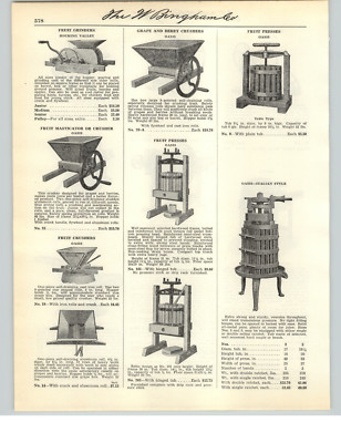 1941 PAPER AD Oasis Italian Style Fruit Press #2 #3 Hocking Valley Corn ...