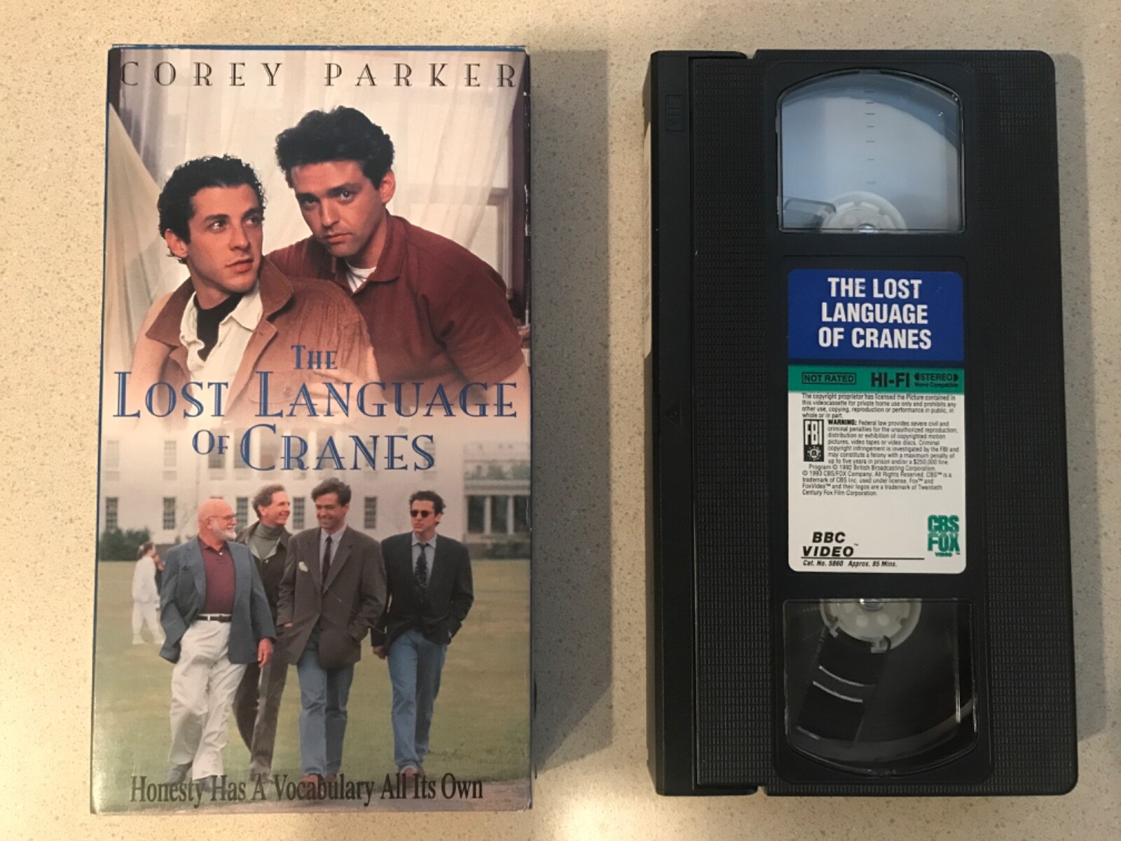 The Lost Language of Cranes (VHS, 1993, CBS Fox) Angus Macfayden, Corey ...