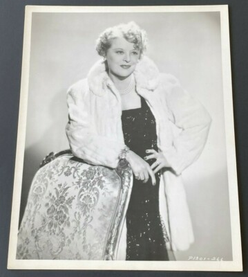 Mary Boland hollywood actress glamour stunning portrait photo ORIGINAL ...