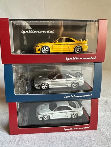 Ignition Model 1/64 NISSAN SKYLINE R33 GT-R 400R Set of 3 - Yellow ...