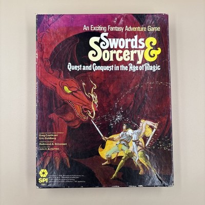Vtg SPI Swords & Sorcery Quest and Conquest in the Age of Magic -Red Box 1990 | eBay