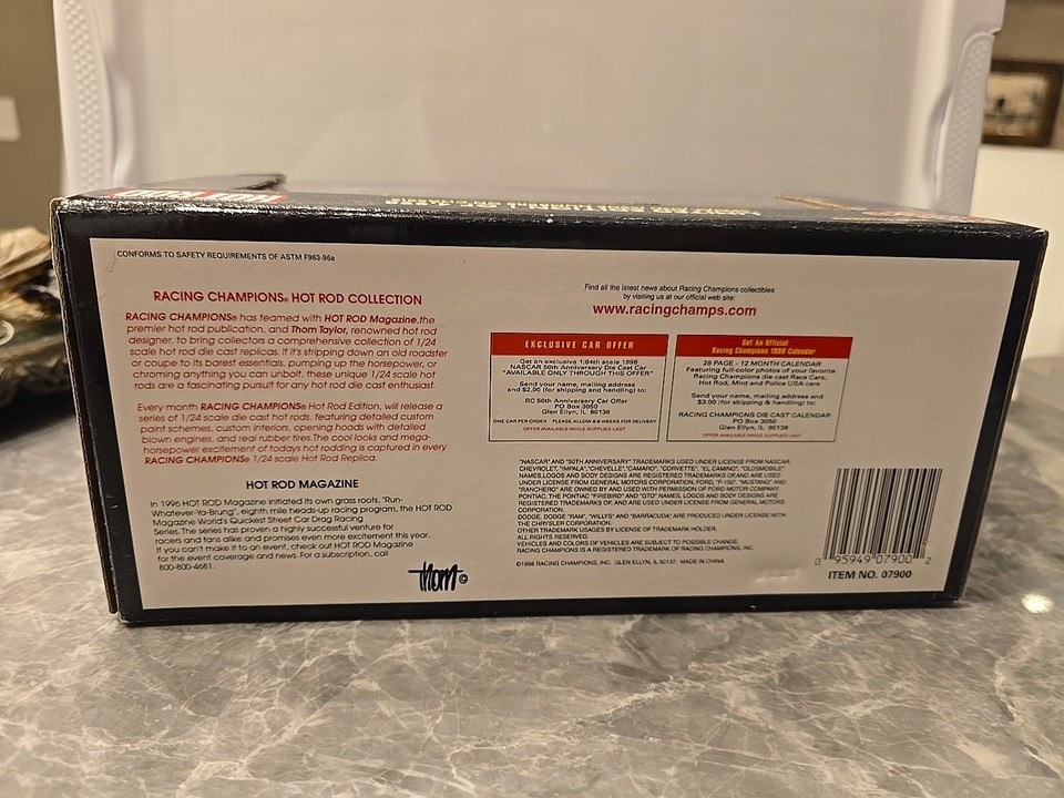 RACING CHAMPIONS LIMITED EDITION CWC ISSUE #26 '40 FORD COUPE 1:24 IN ...