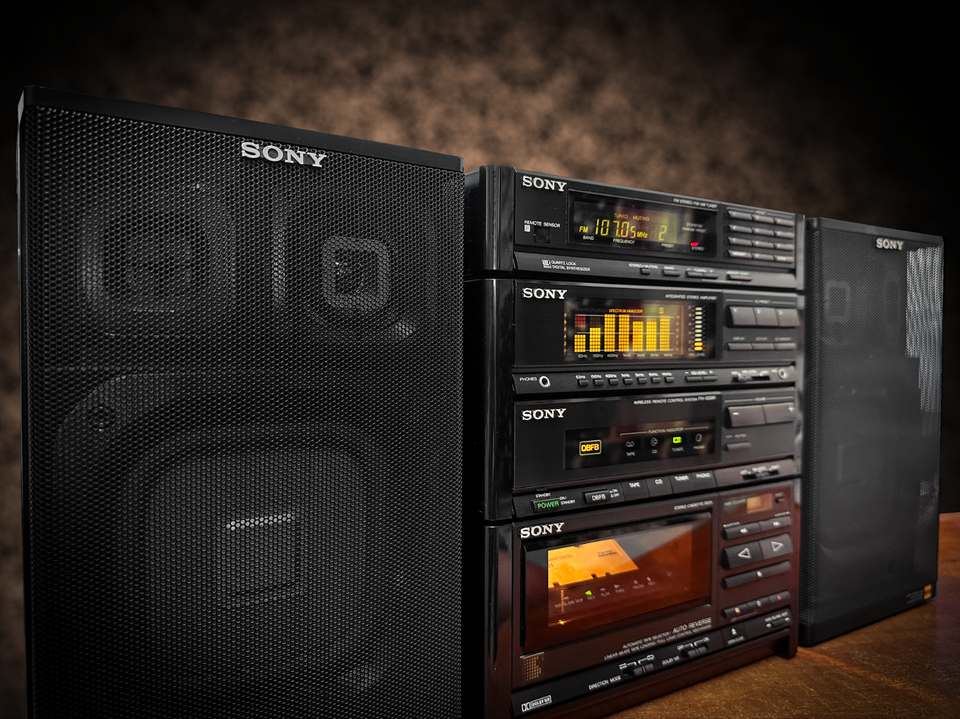 SONY FH-909R 🌈RaRe🌈 Side Panels Edition Flagship Cassette Stereo System ...