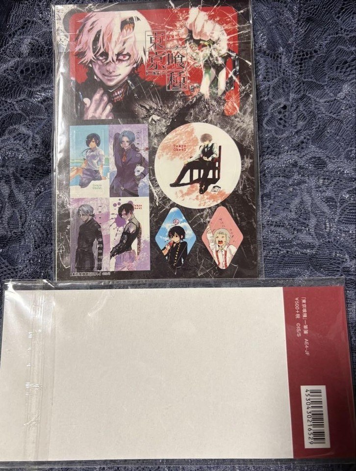 Tokyo Ghoul Notebook Postcard Sticker Set of 3 Ishida Sui Jump Shop | eBay