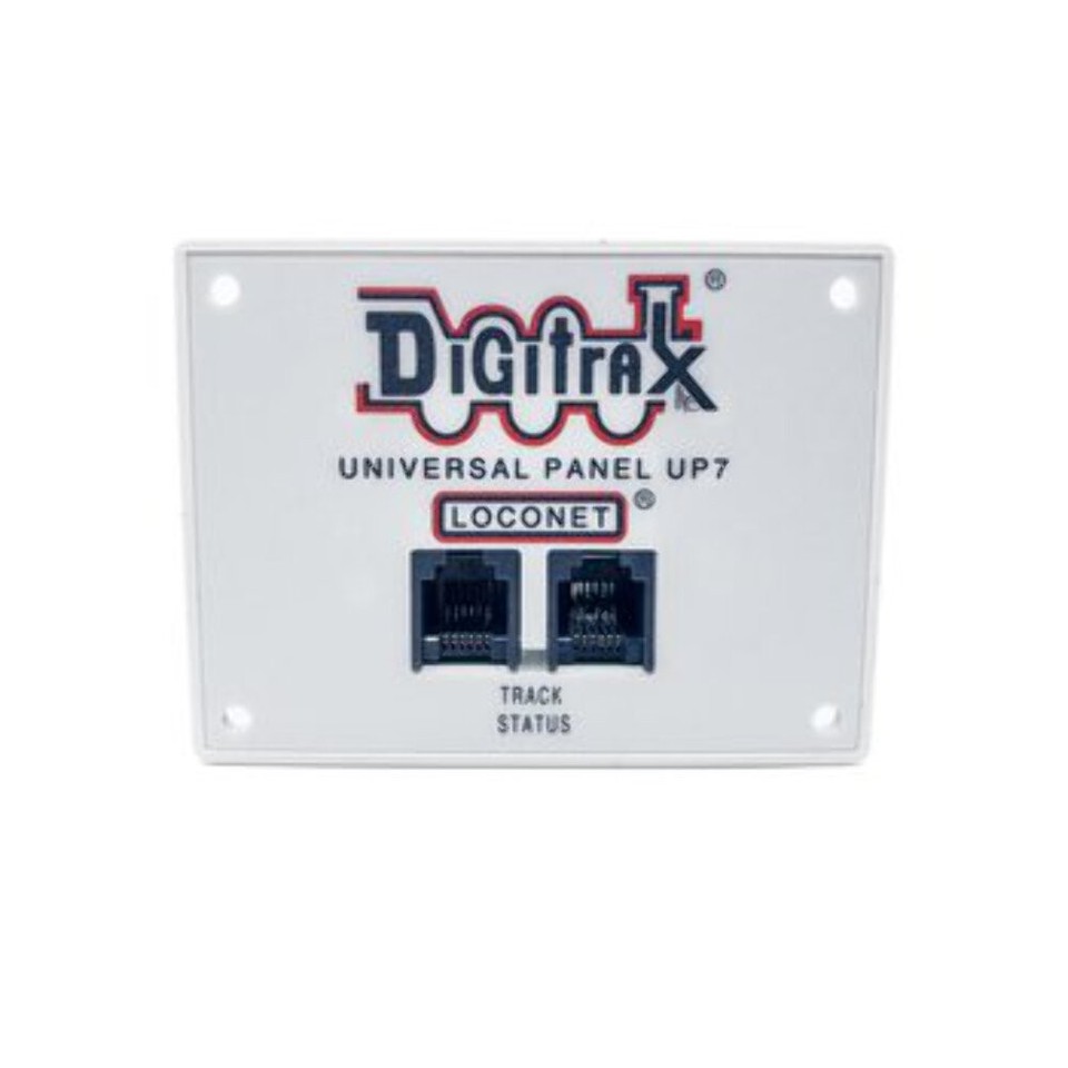 Digitrax UP7 LocoNet Universal Panel – Throttle Jacks & Pass-Through | eBay