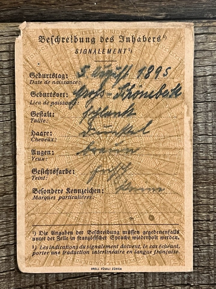 Ww2 German soldier ID Photo Identification VERY NICE World War 2 ...