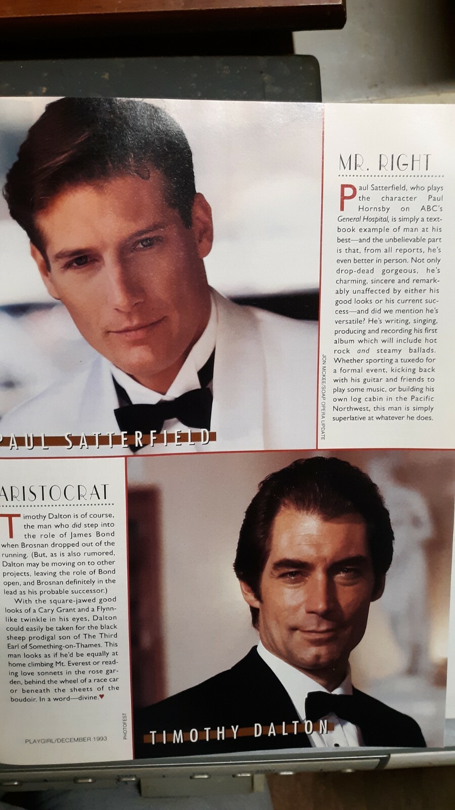 PLAYGIRL December 1993 Terrence Dineen nude - Michael Shayne Centerfold ...