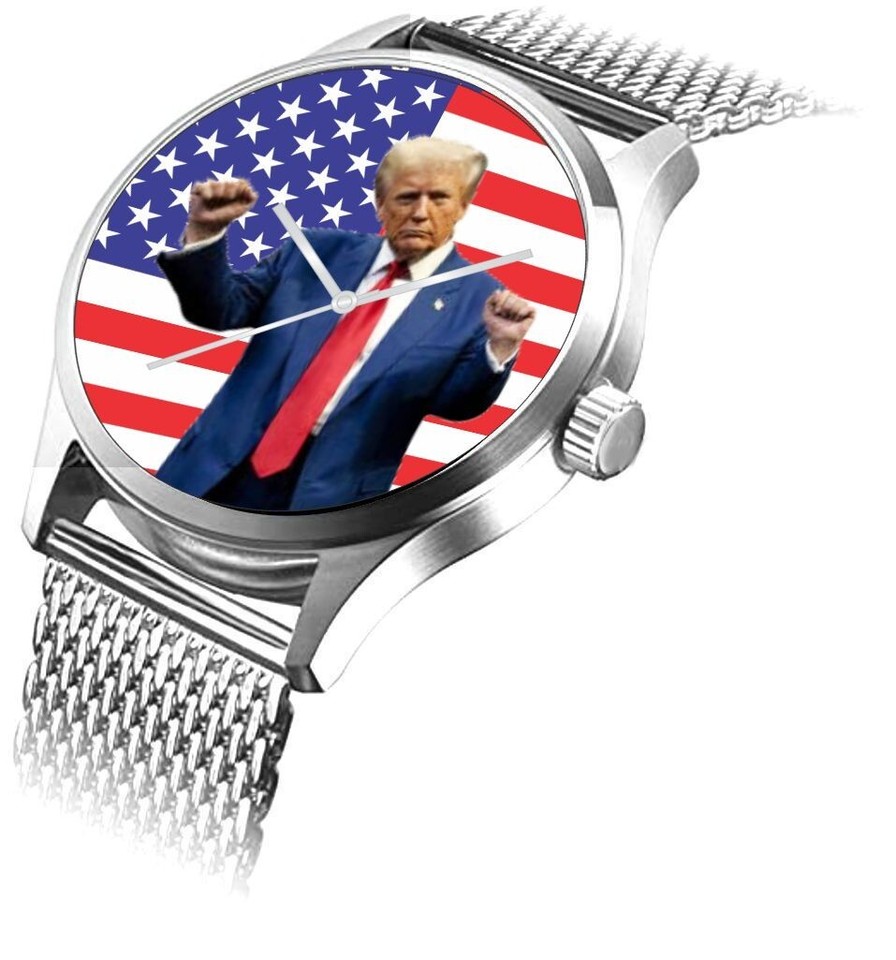 Donald J. Trump "The Trump Dance" Watch With Stainless Steel Band ...