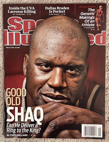 SPORTS ILLUSTRATED 2010 SHAQUILLE O’NEAL-GOOD OLD SHAQ-NBA CAVALIERS-NO ...
