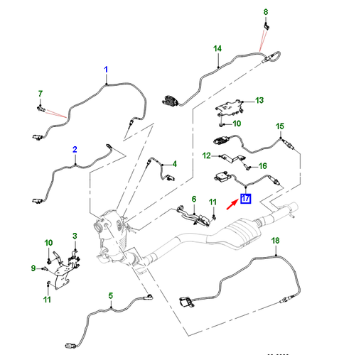 JAGUAR F-PACE X761 Particulate Matter Sensor T2H45875 NEW GENUINE | eBay UK