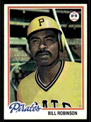1978 Topps Bill Robinson #455 - Pittsburgh Pirates - NM+ | eBay