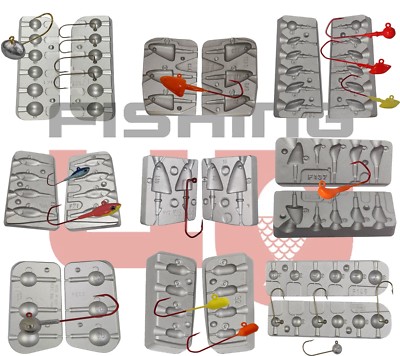 Cheap Jig Fishing ALUMINIUM JIG MOULD Round Jig_Fish Head_Banana Jig ...