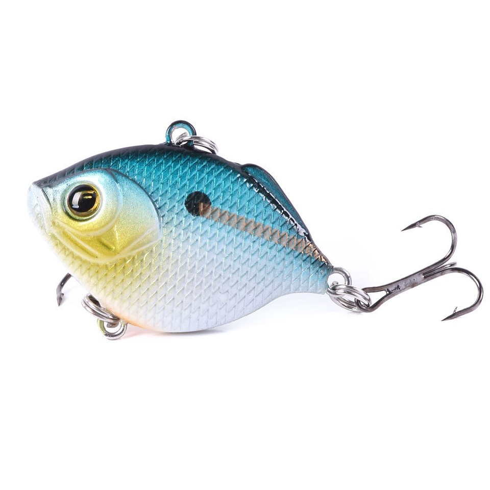 Popper Topwater Fishing Lures Hard Bait Walker Treble Hook Crankbait ...
