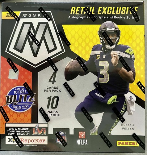 2021 Mosaic Nfl Football Fanatics Mega Box 40 Cards Per Box New Panini ...