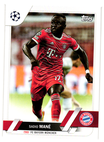 2022-23 UEFA Champions League Base Card #200 Sadio Mane - FC Bayern ...