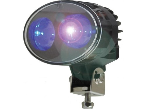 LED Blue Spot Work Light Thickness: 110mm, Length: 144mm, Height: 98mm ...