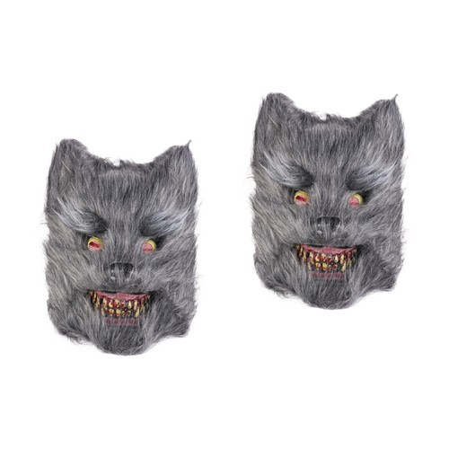 2pcs Scary Mask Costume Prop Mask Dress-up Accessory for Halloween ...