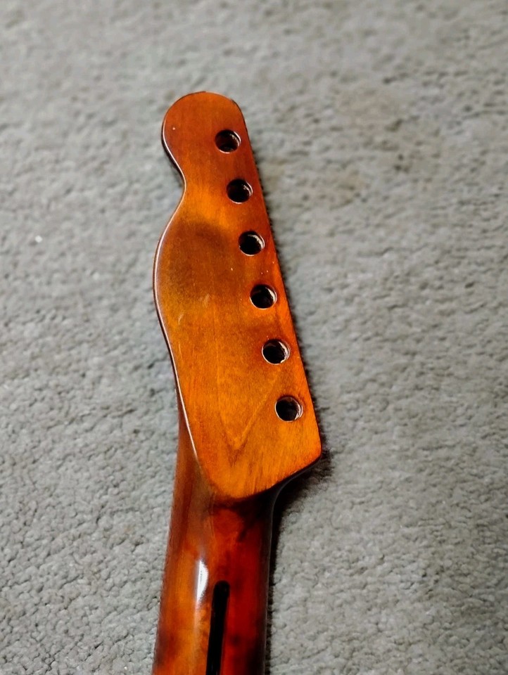 NEW* Vintage Style TELECASTER Style Neck/ROASTED -Note where Truss rod ...