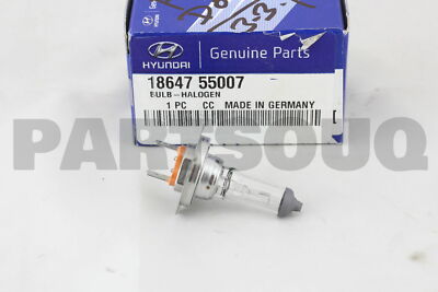 1864755007 Genuine Hyundai / KIA BULB-HALOGEN | eBay