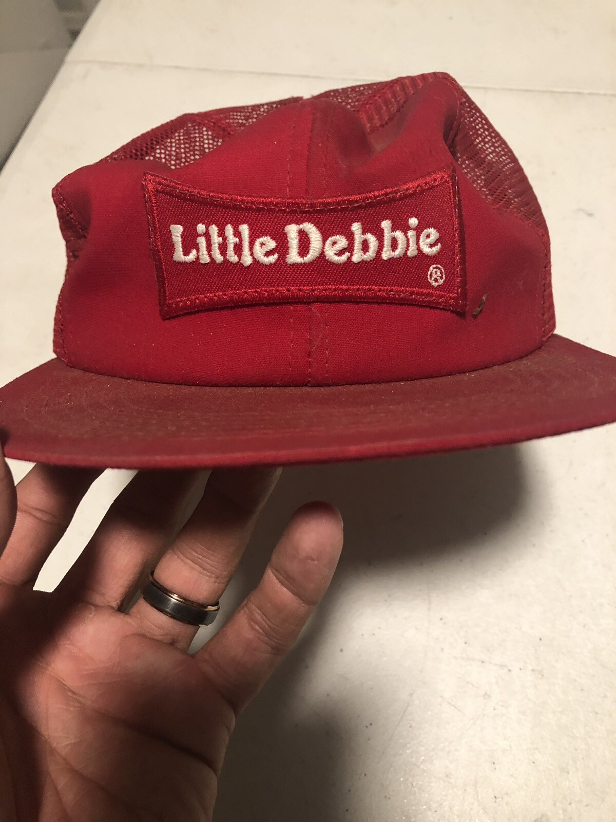 Vintage Little Debbie Trucker Hat Rare Cap Red Snapback c39 | eBay