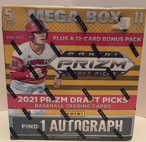 2021 Panini Prizm Draft Picks Baseball Mega Box W/ 12-Card Bonus Pack ⚾ ...