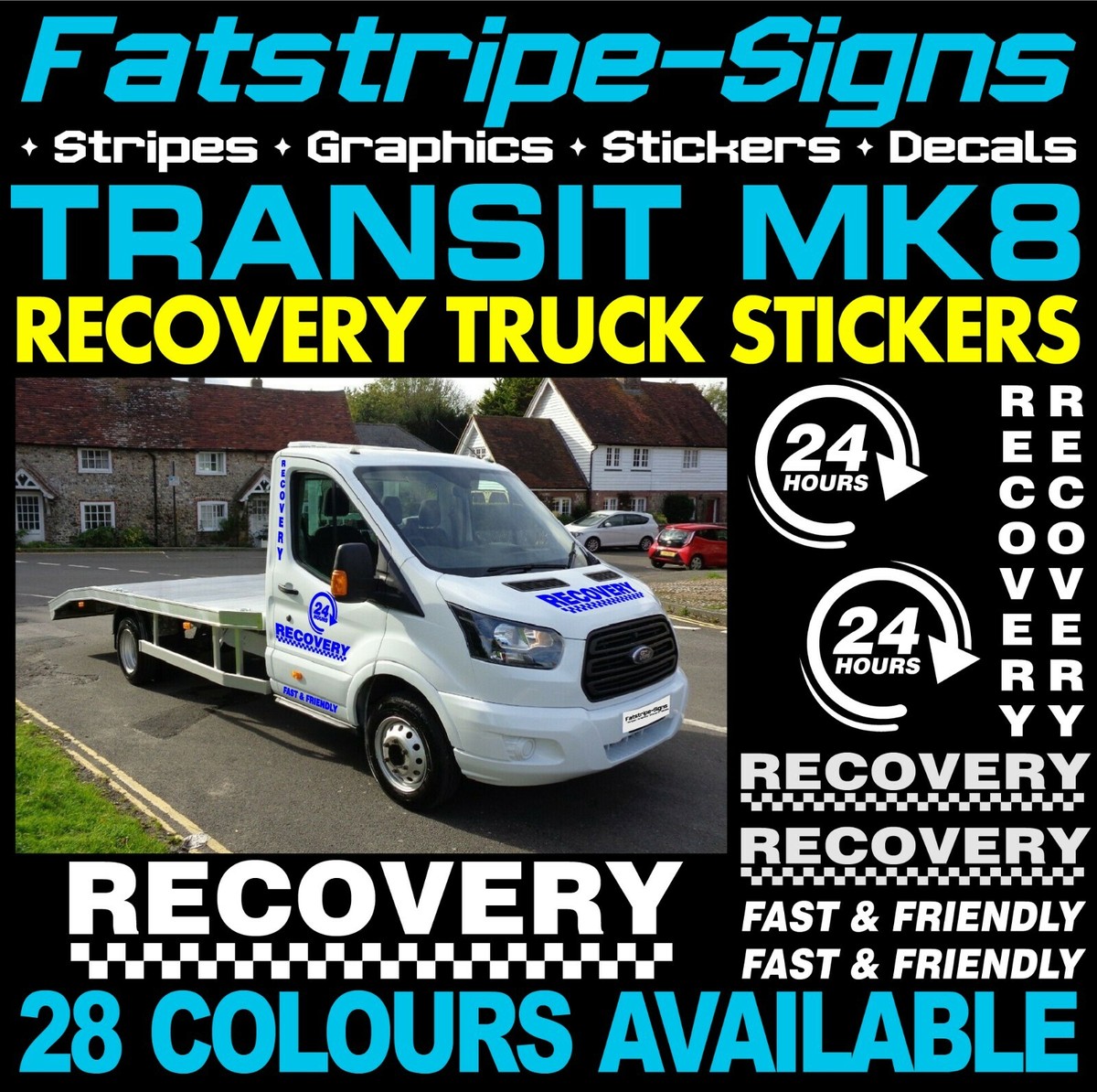 Ford Stickers Voor Vrachtwagens 4x4 Vrachtwagenbedstickers, Glanzend