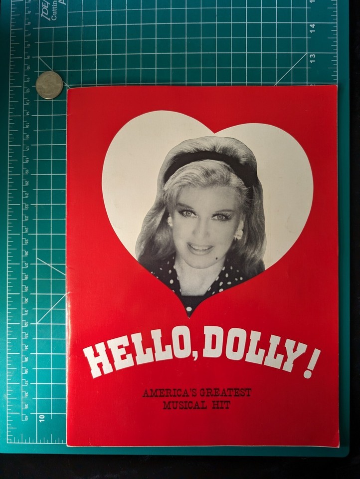 Vintage 1965-67 "Hello Dolly" Program Starring Ginger Rogers Broadway ...