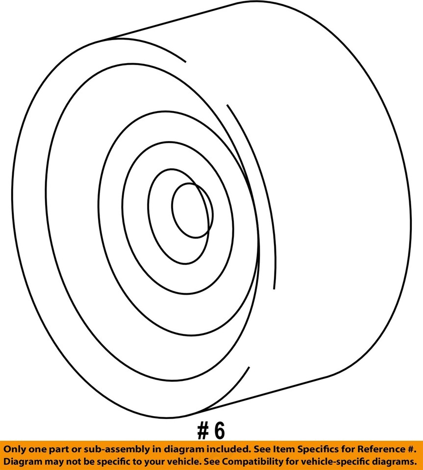 GM OEM 16-22 Canyon,Colorado Cooling Belts Pulleys-Idler Pulley ...