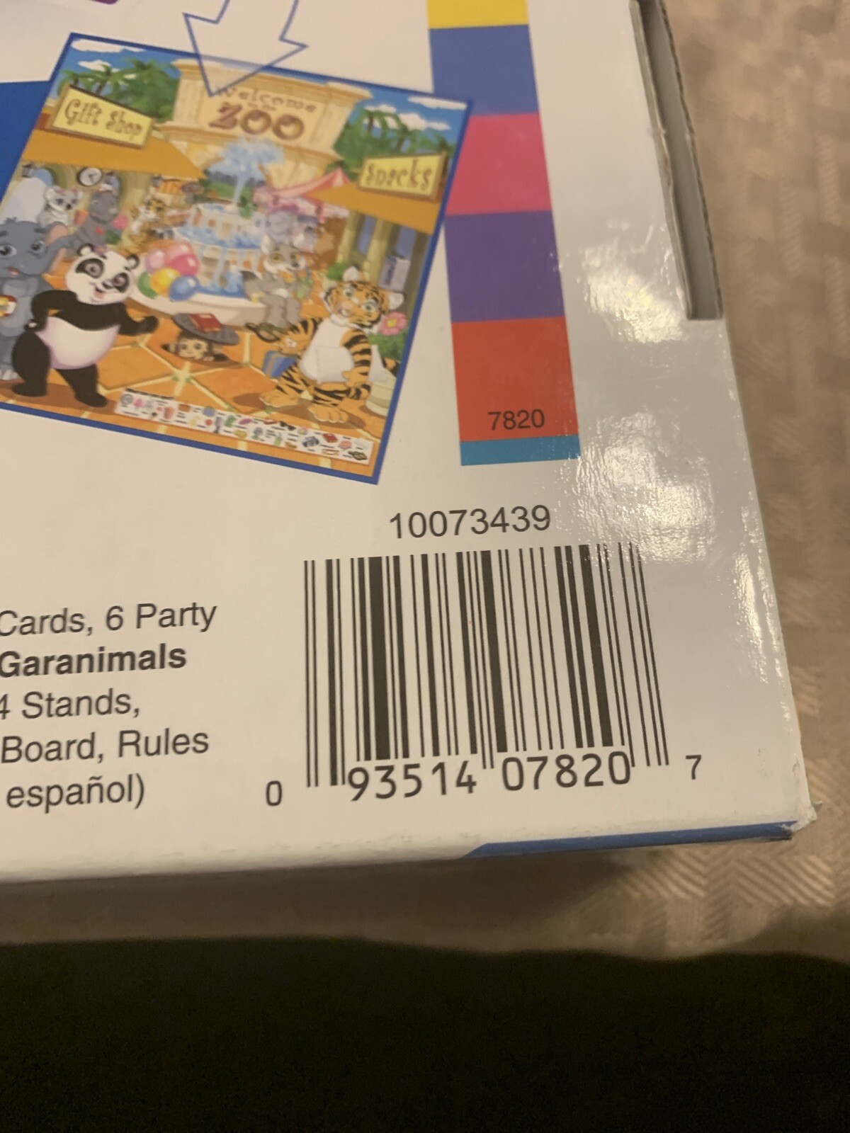 2009 PATCH GARANIMALS " FUN AT THE ZOO GAME " PRE=SCHOOL 3+ 100% ...