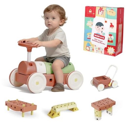 41 PCS STEM DIY Building Blocks for Toddlers, Giant Educational ...
