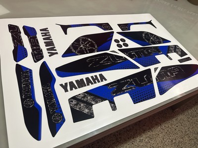 Kit Graficas Forged Carbon Fiber Blue Yamaha Zuma Chuma 2022-2024 | eBay