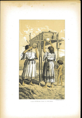 Native American "Scarification at Burial" S5B-0030 | eBay