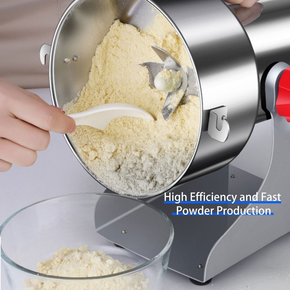 2500g Electric Grain Grinder Spice Mills Commercial Superfine Powder ...