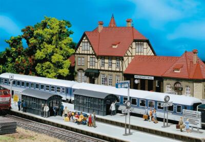 Faller 120203 Bahnsteigverlängerung H0 ohne Überdachung für Gleise ...