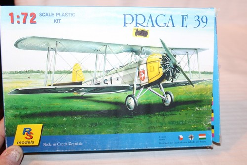 1/72 Scale RS Models, Praga E 39 Airplane Model Kit #9202 BN Open Box ...
