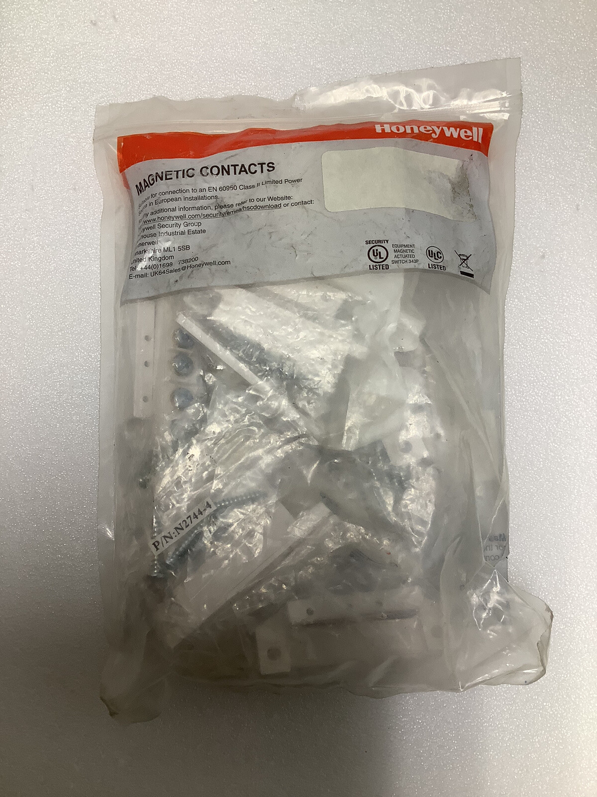 Lot Of 6 NEW Honeywell 7939-2WH Magnetic Contacts White 100mA @ 28VDC ...