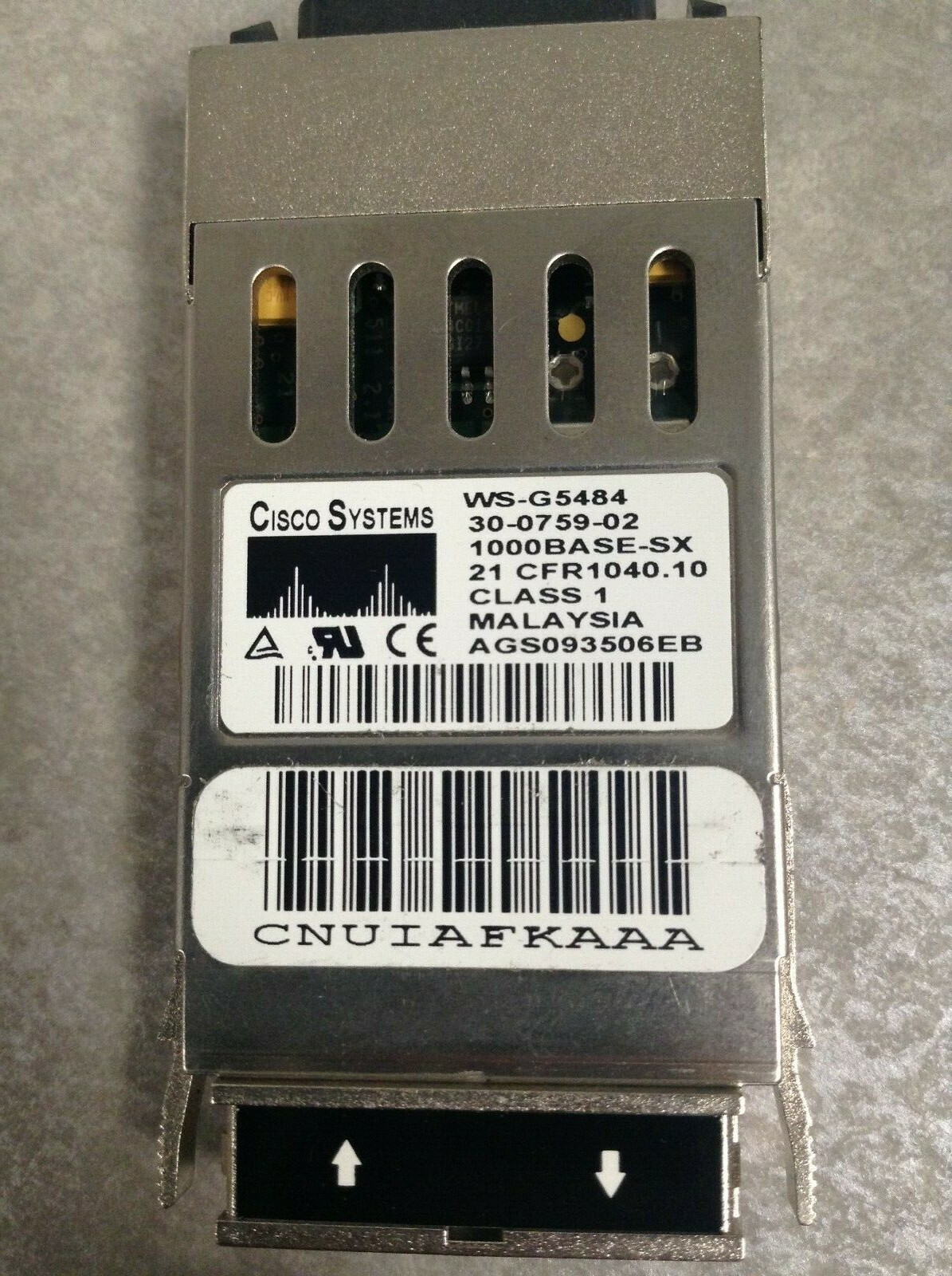 Cisco Systems WS-G5484 1000 Base - SX Gigabit Interface GBIC | eBay