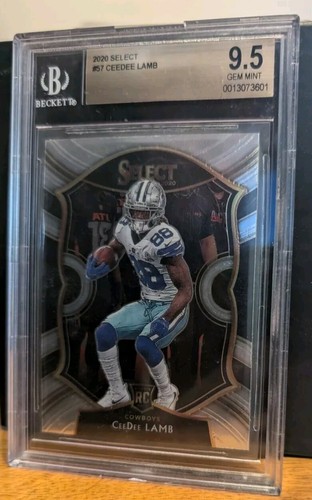 2020 Panini Select CEEDEE LAMB BGS 9.5 GOLD LABEL Concourse Level RC ...