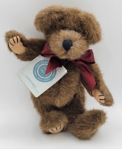 Boyds Bears 10" PAXTON B BEAN Jointed Teddy Bear VINTAGE Stuffed Animal ...